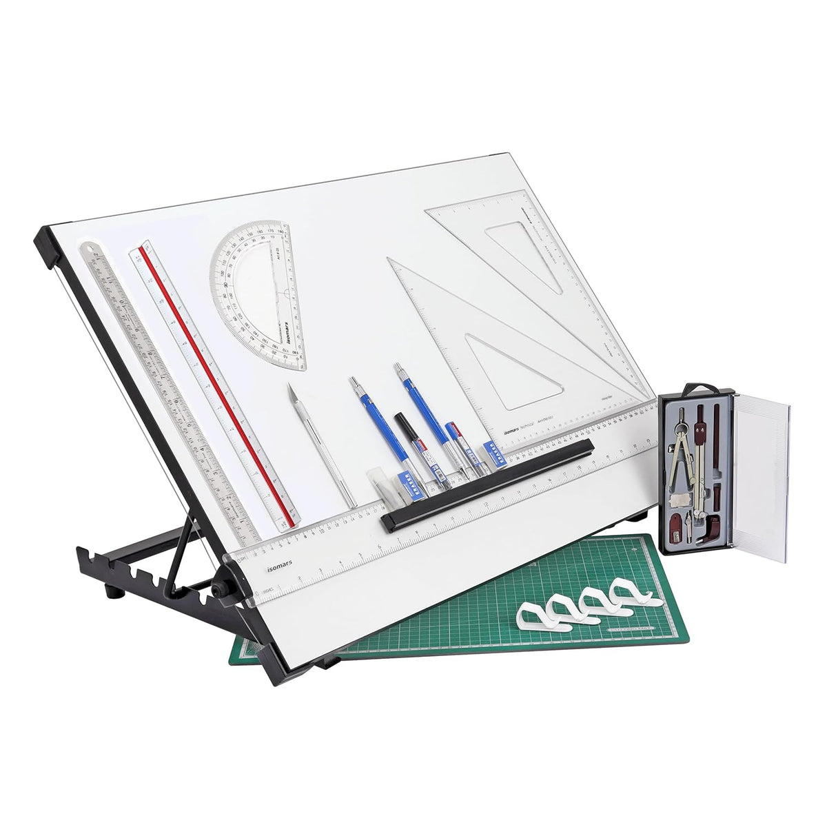 Isomars A2 Drawing Board Table Model Kit (Set of 10) - Comes with 18.5