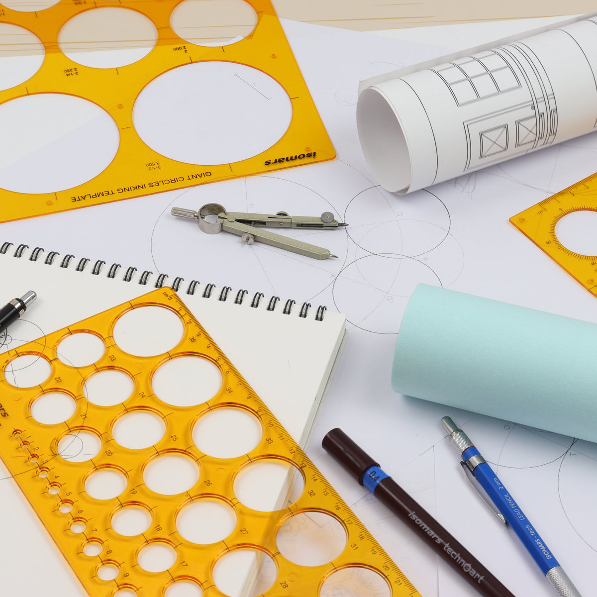 Drawing Templates/Lettering Stencils – Isomars