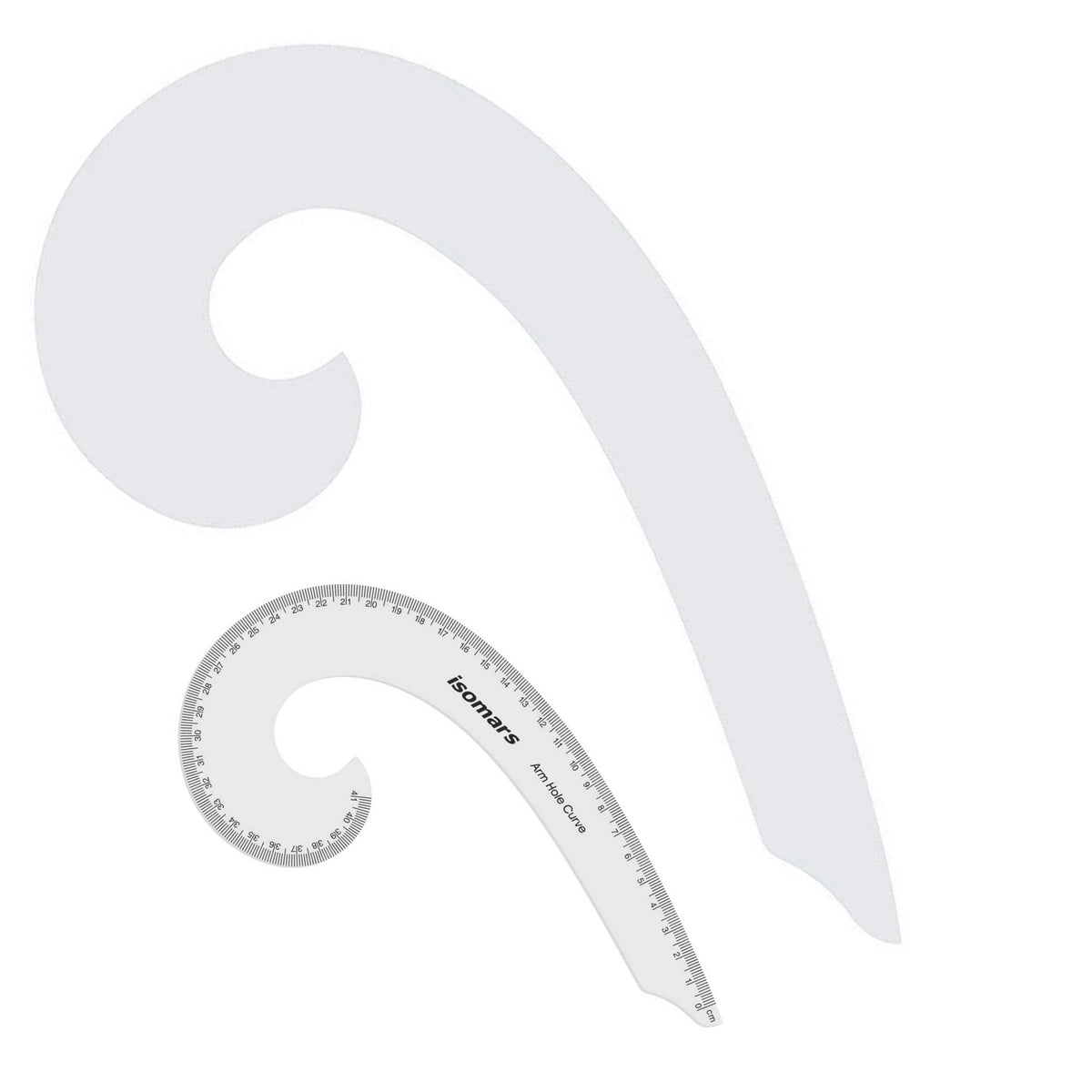 Isomars Armhole Curve Set of 2 - Large Plain Curve And Small Curve Wit