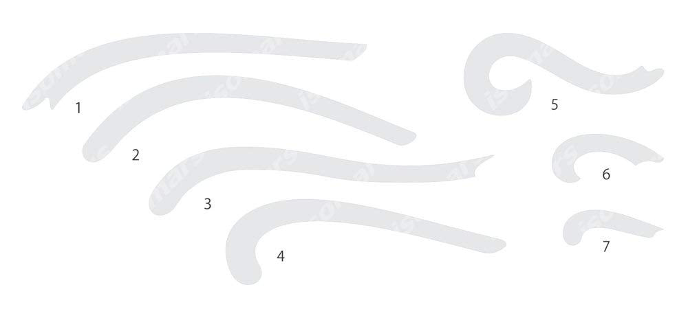 Ship Curves (Set of 7) - Isomars