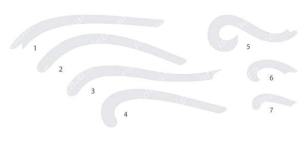 Ship Curves (Set of 7) - Isomars
