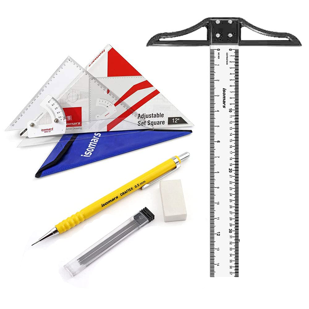 Adjustable Set Square 12" Combo – Isomars
