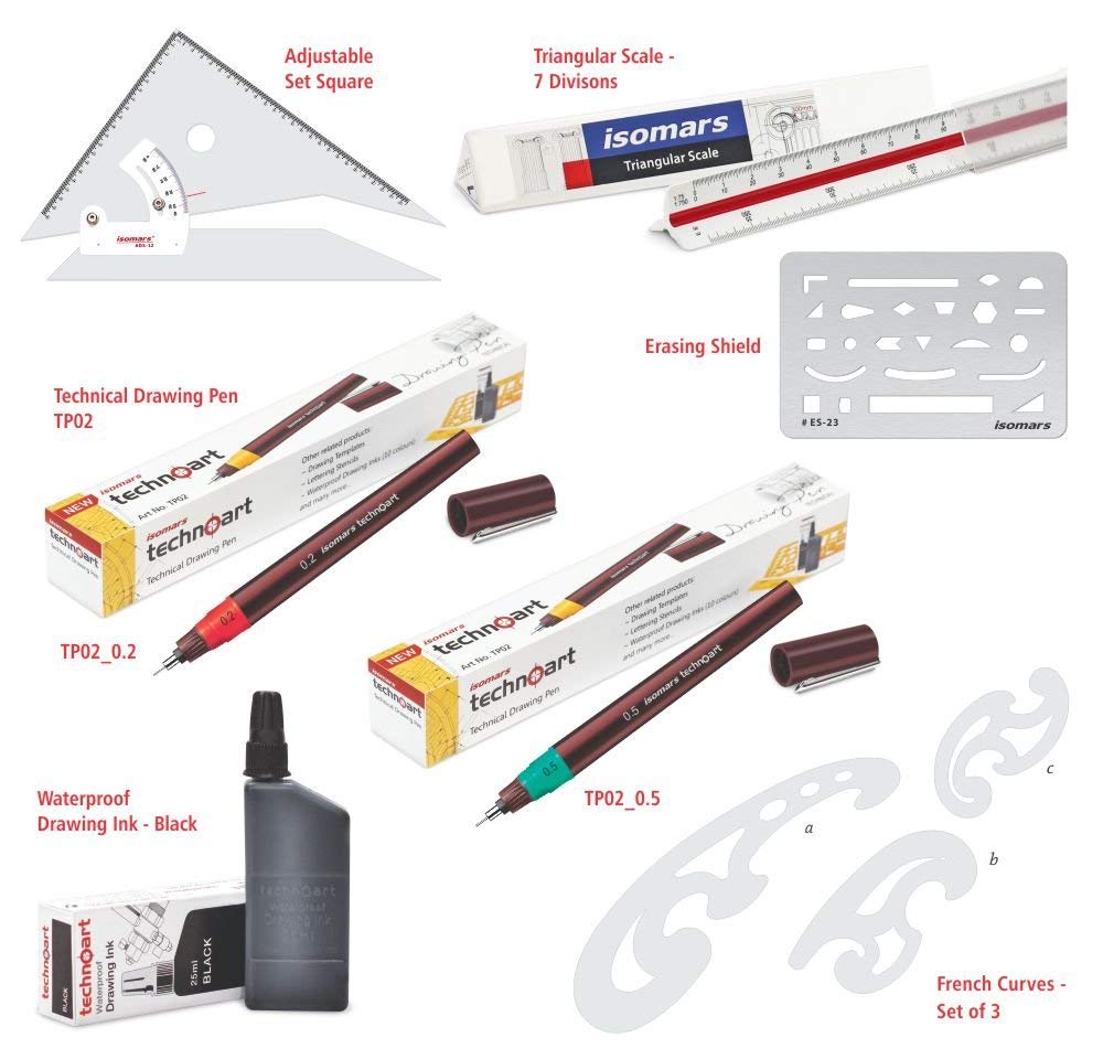 Drawing & Drafting Architect Kit - Isomars
